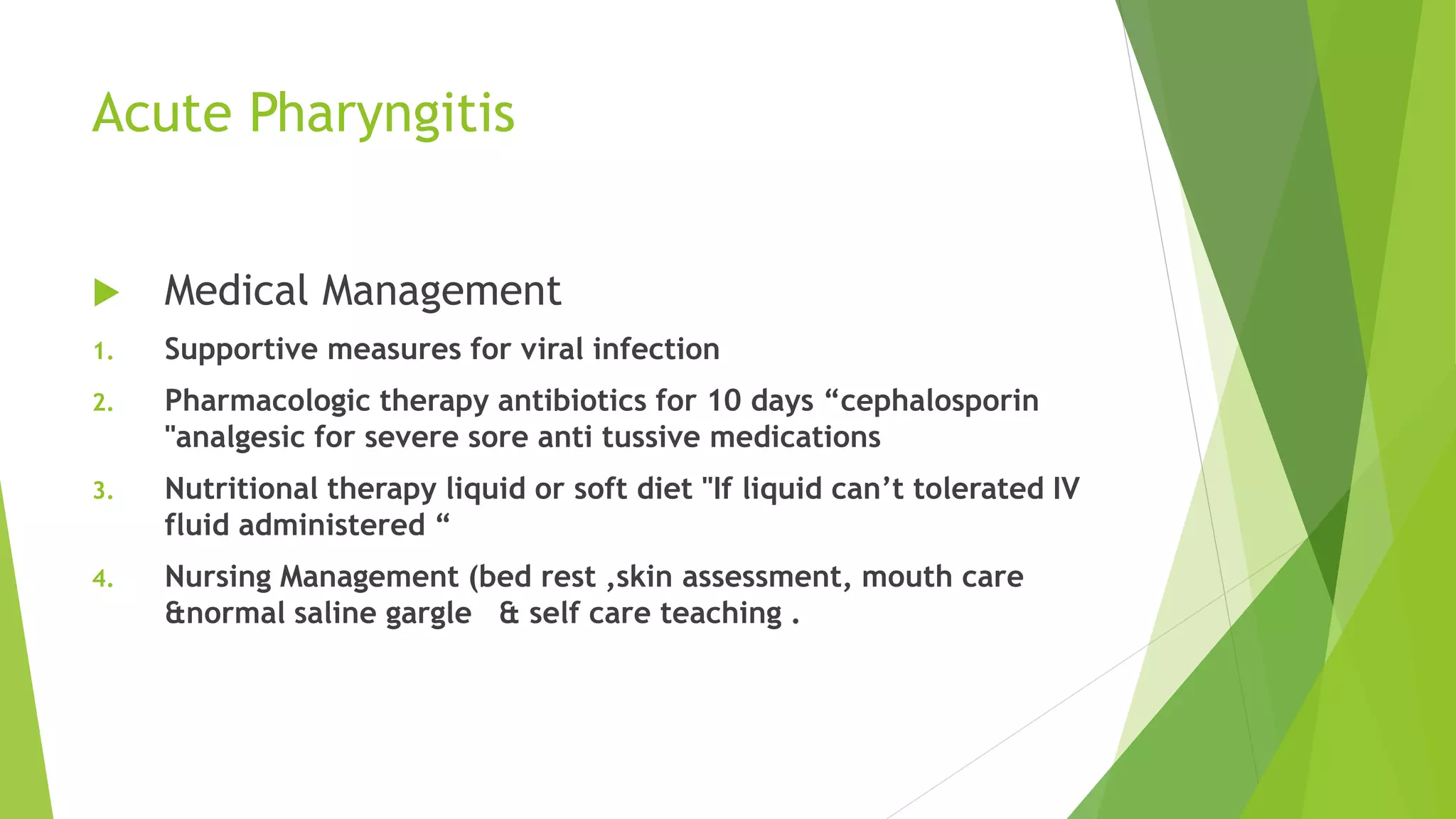 Upper respiratory disorders and nursing mangement | PPTX