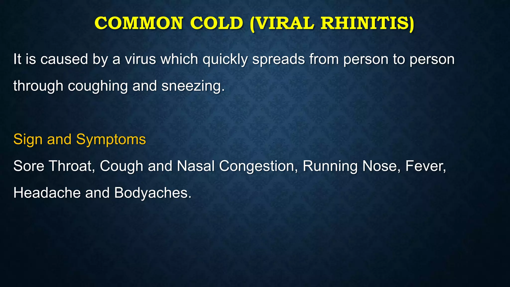 Respiratory Disorders PPT | PPTX