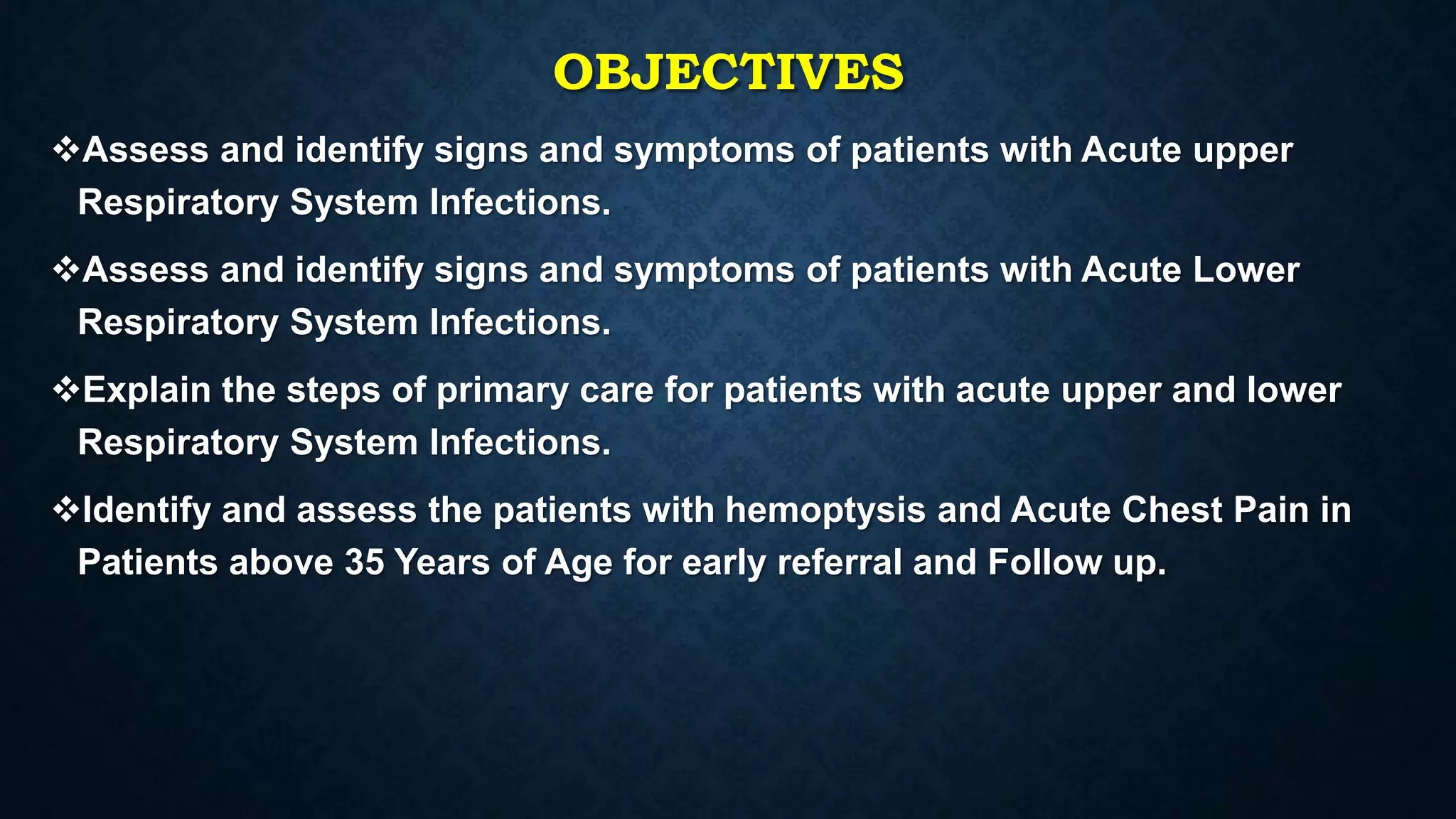 Respiratory Disorders PPT | PPTX