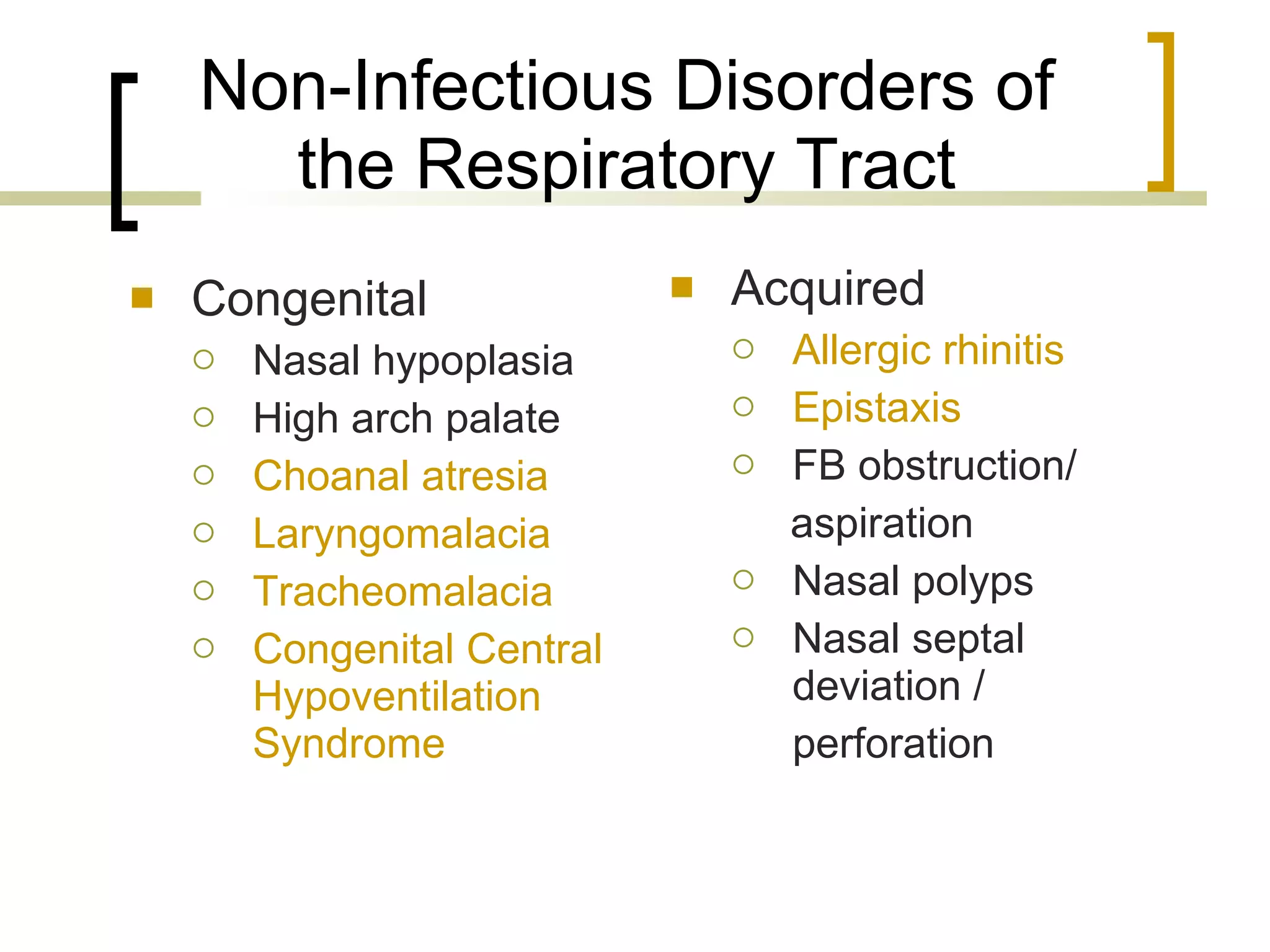 Respiratory disorders in children | PPT