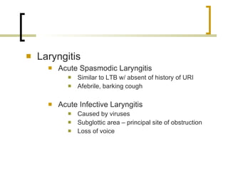 Respiratory disorders in children | PPT