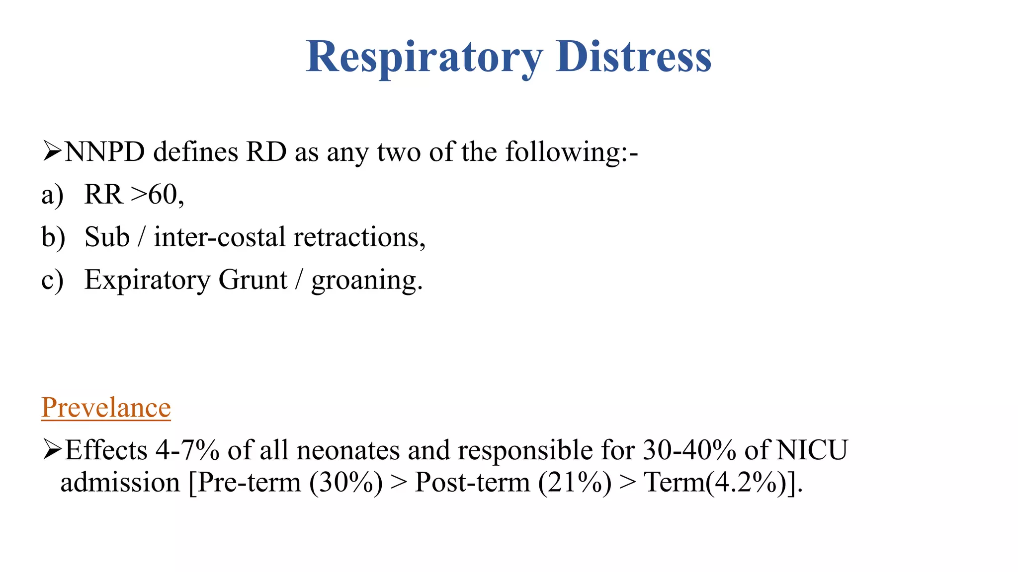 Respiratory disorders in new born | PPTX