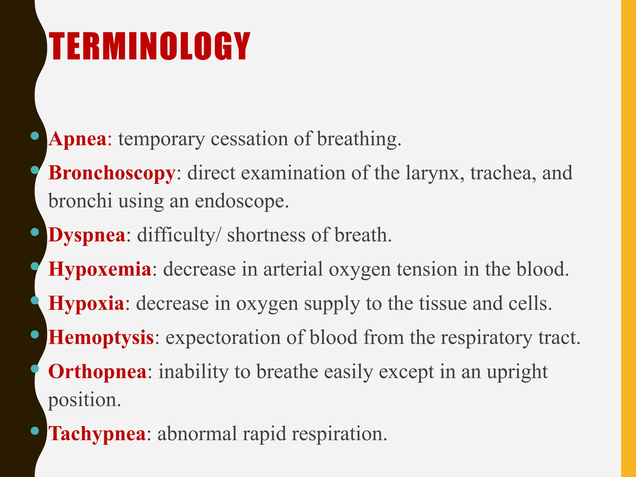 Nursing care Management of Respiratory disorders for nursing students ...