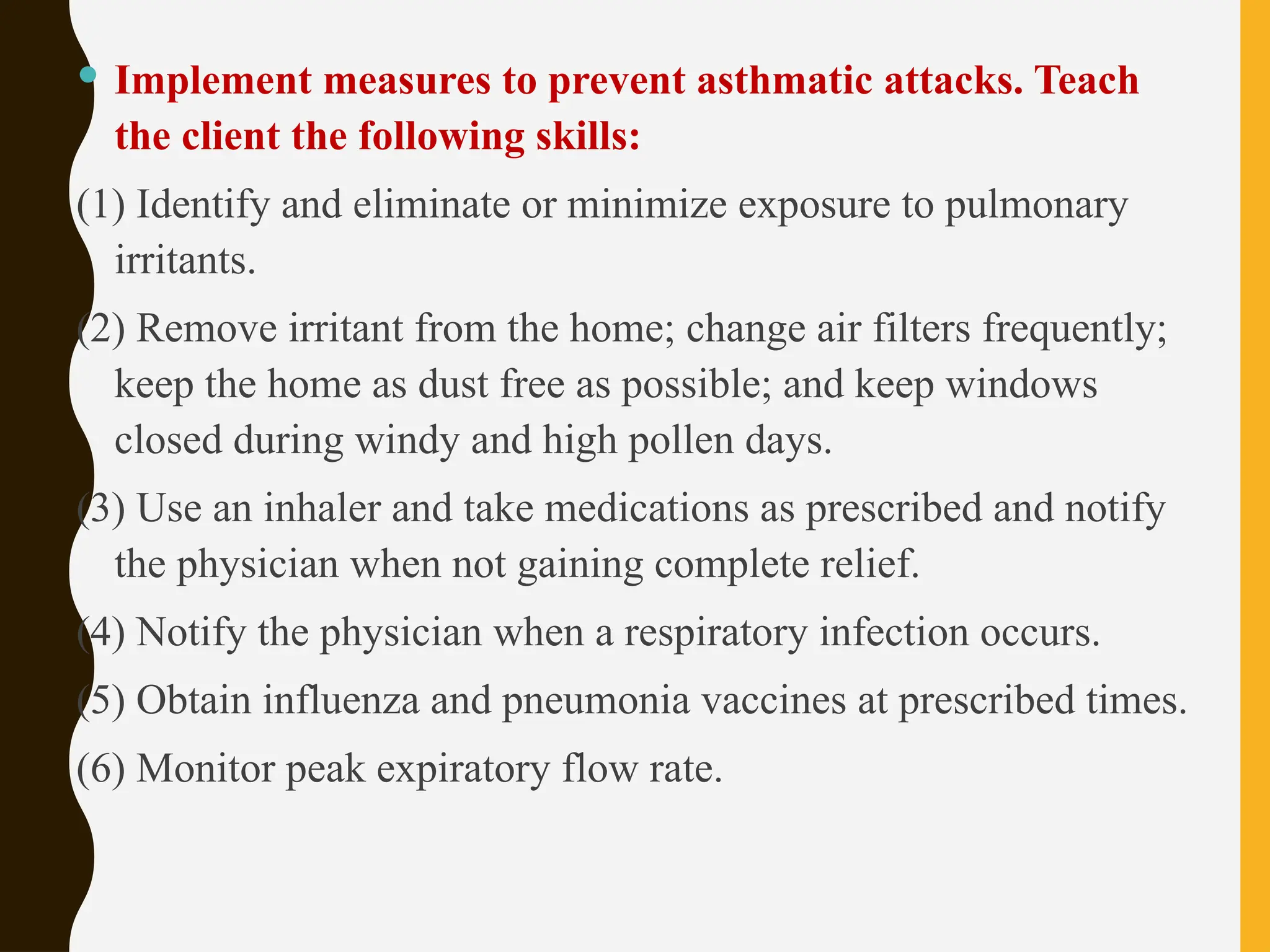 Nursing care Management of Respiratory disorders for nursing students ...
