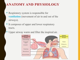 Nursing care Management of Respiratory disorders for nursing students ...