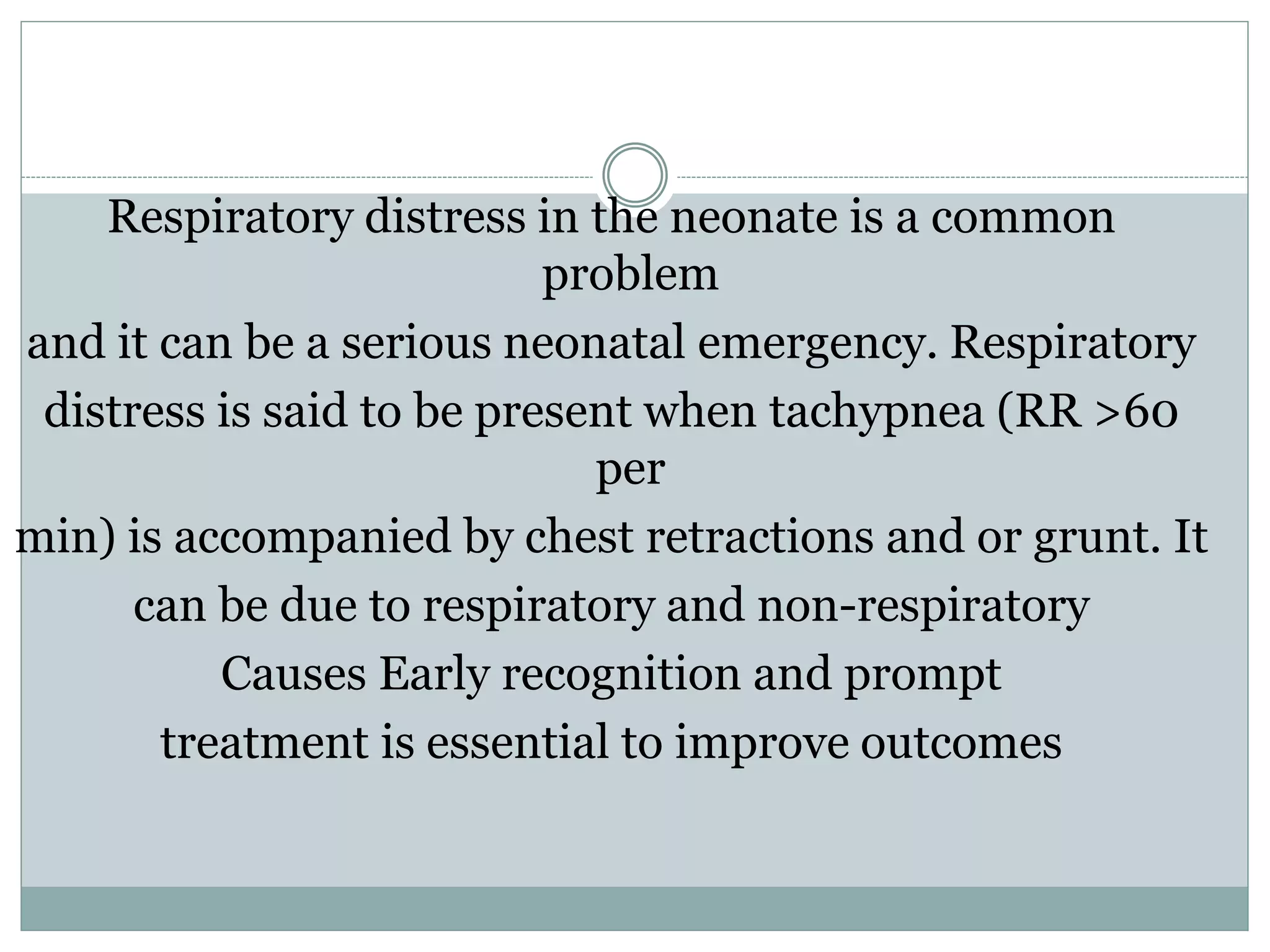 Respiratory distress | PPTX