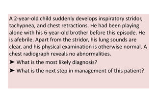 Approach to Respiratory Distress | PPTX