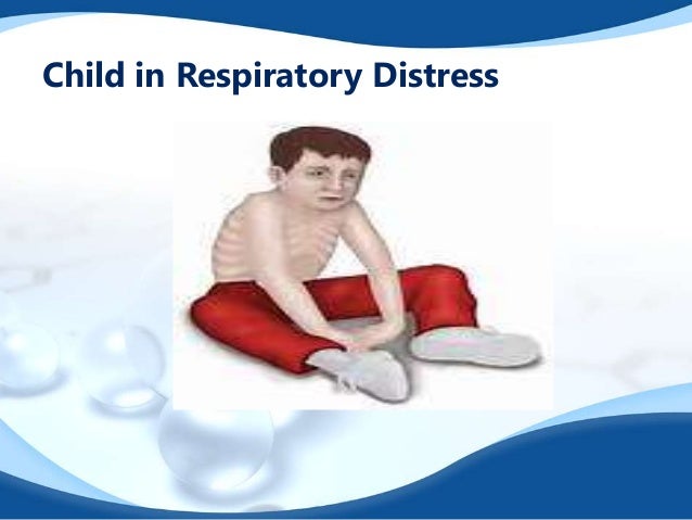Respiratory distress in adults and paediatrics