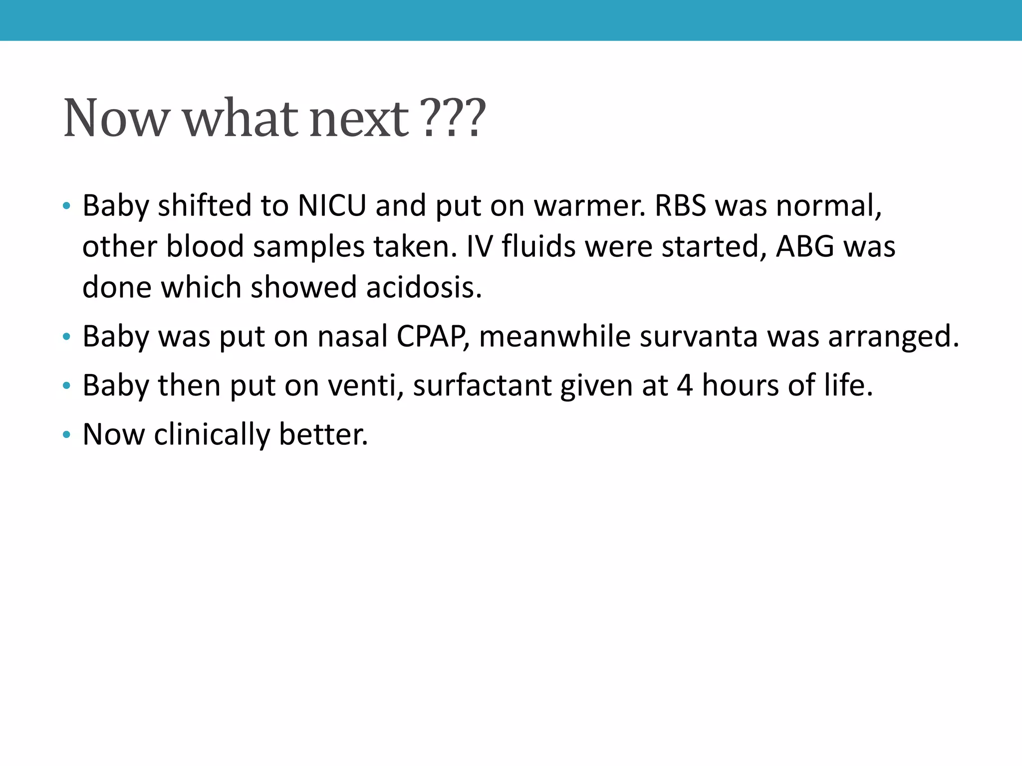 Respiratory distress in newborn | PPTX