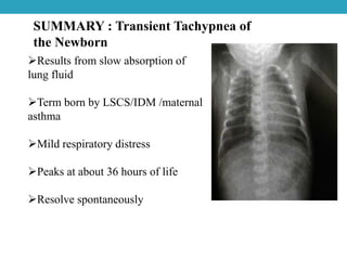 Transient Tachypnea Of The Newborn