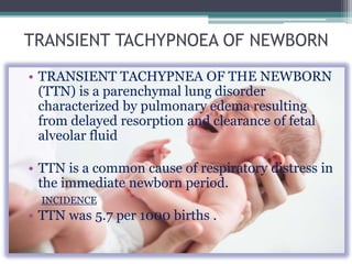 Respiratory distress in newborn | PPTX