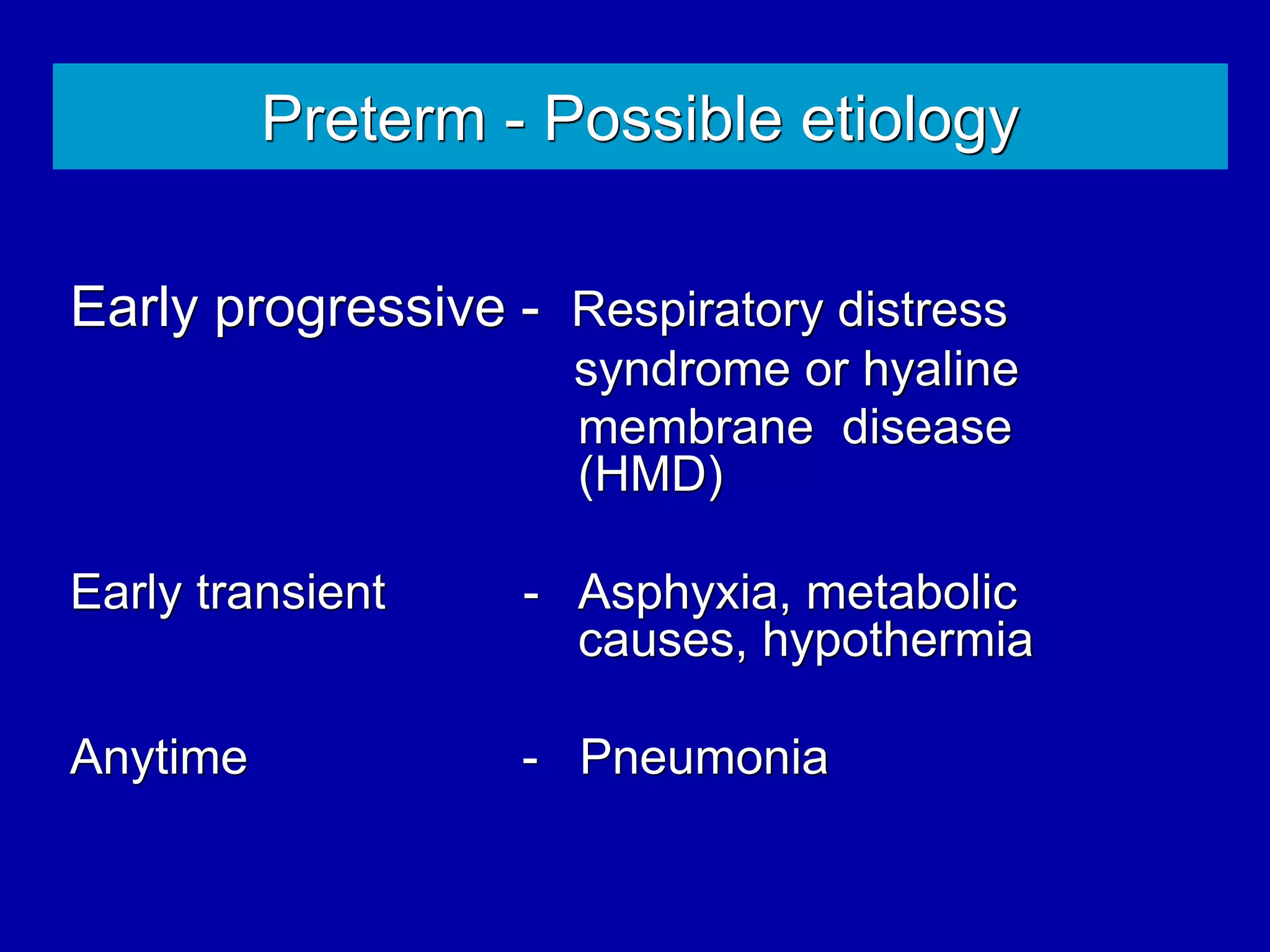 Respiratorydistress in newborn jyoti | PPSX