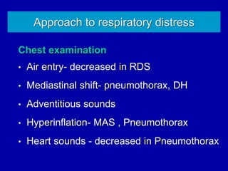 Respiratorydistress in newborn jyoti | PPSX | Lung and Respiratory ...