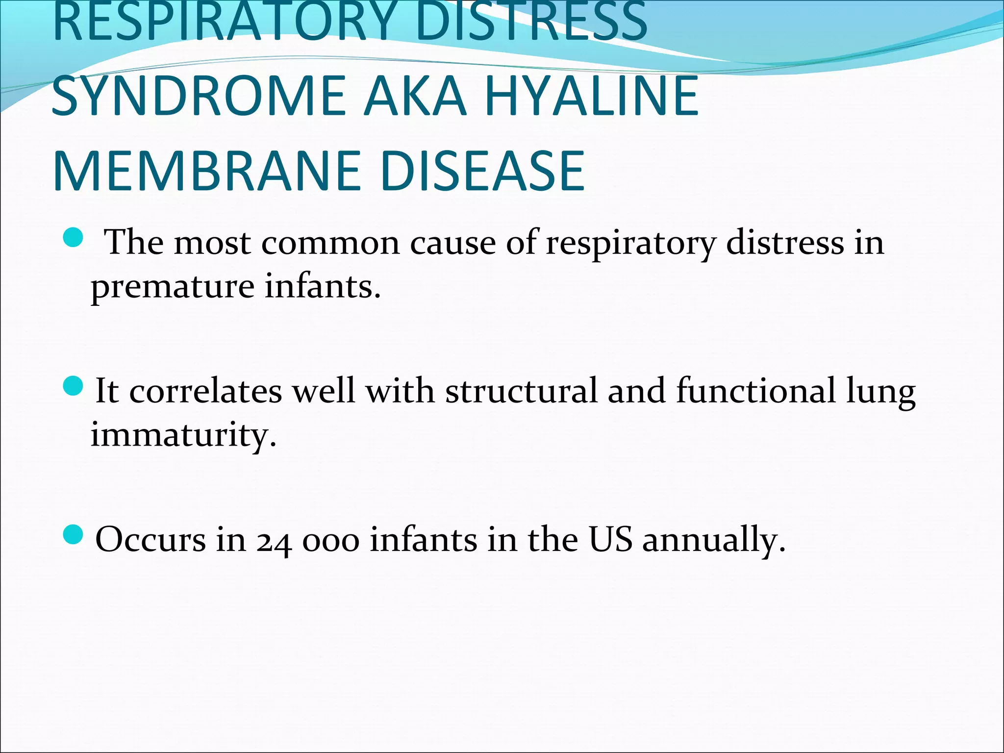 Respiratory Distress in The Newborn | PPT