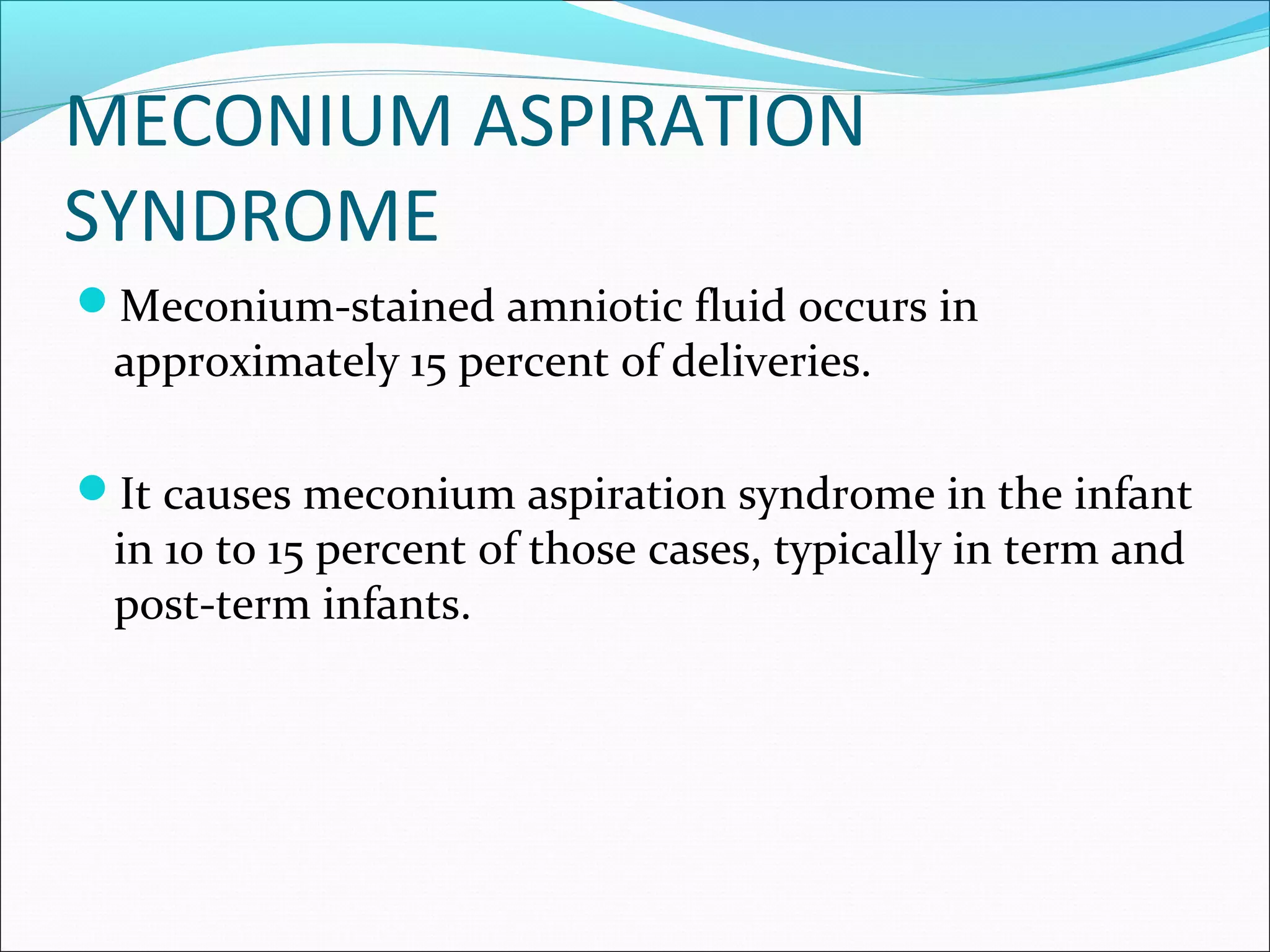Respiratory Distress in The Newborn | PPT