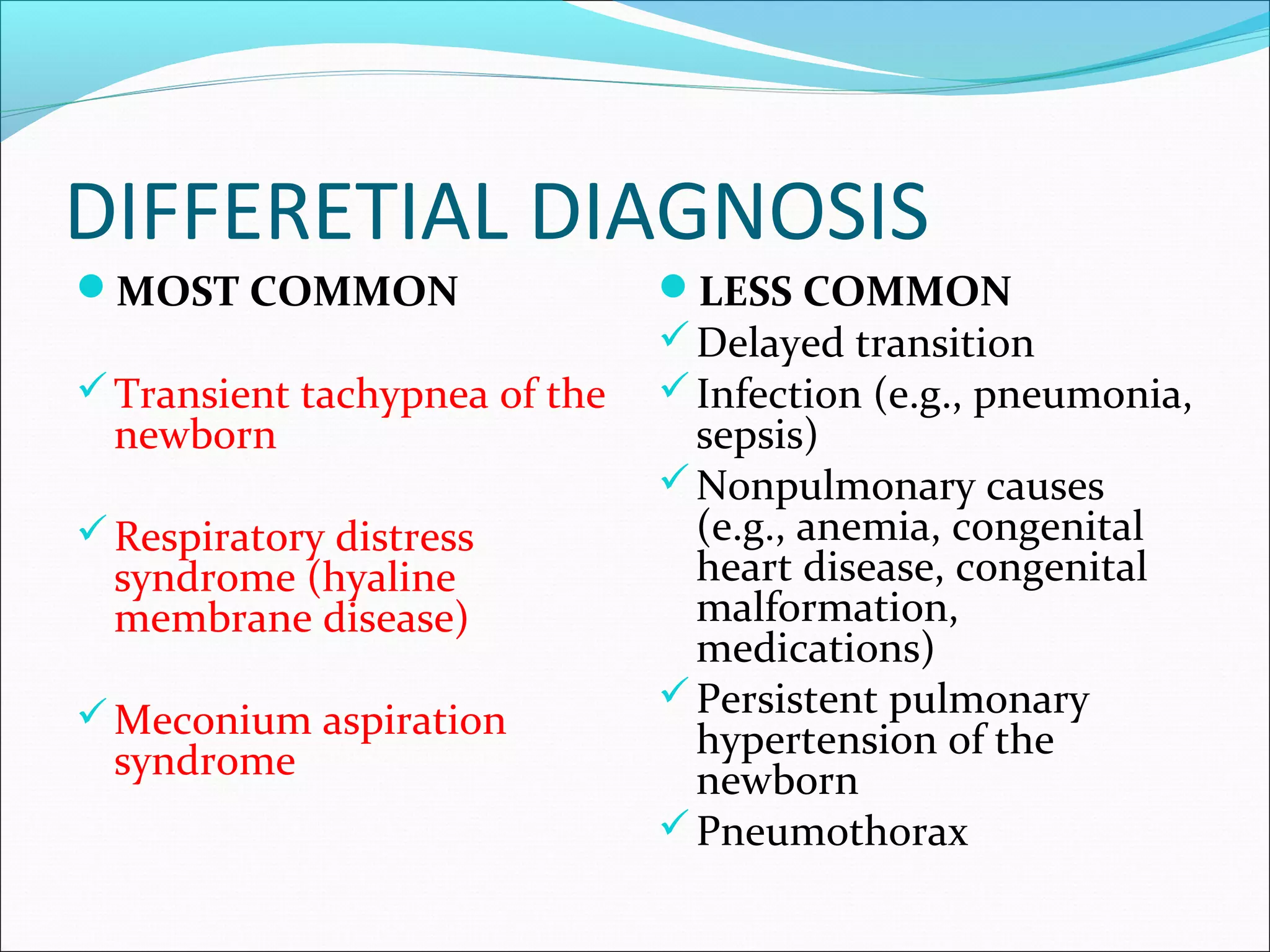 Respiratory Distress in The Newborn | PPT