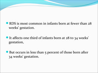Respiratory Distress in The Newborn | PPT
