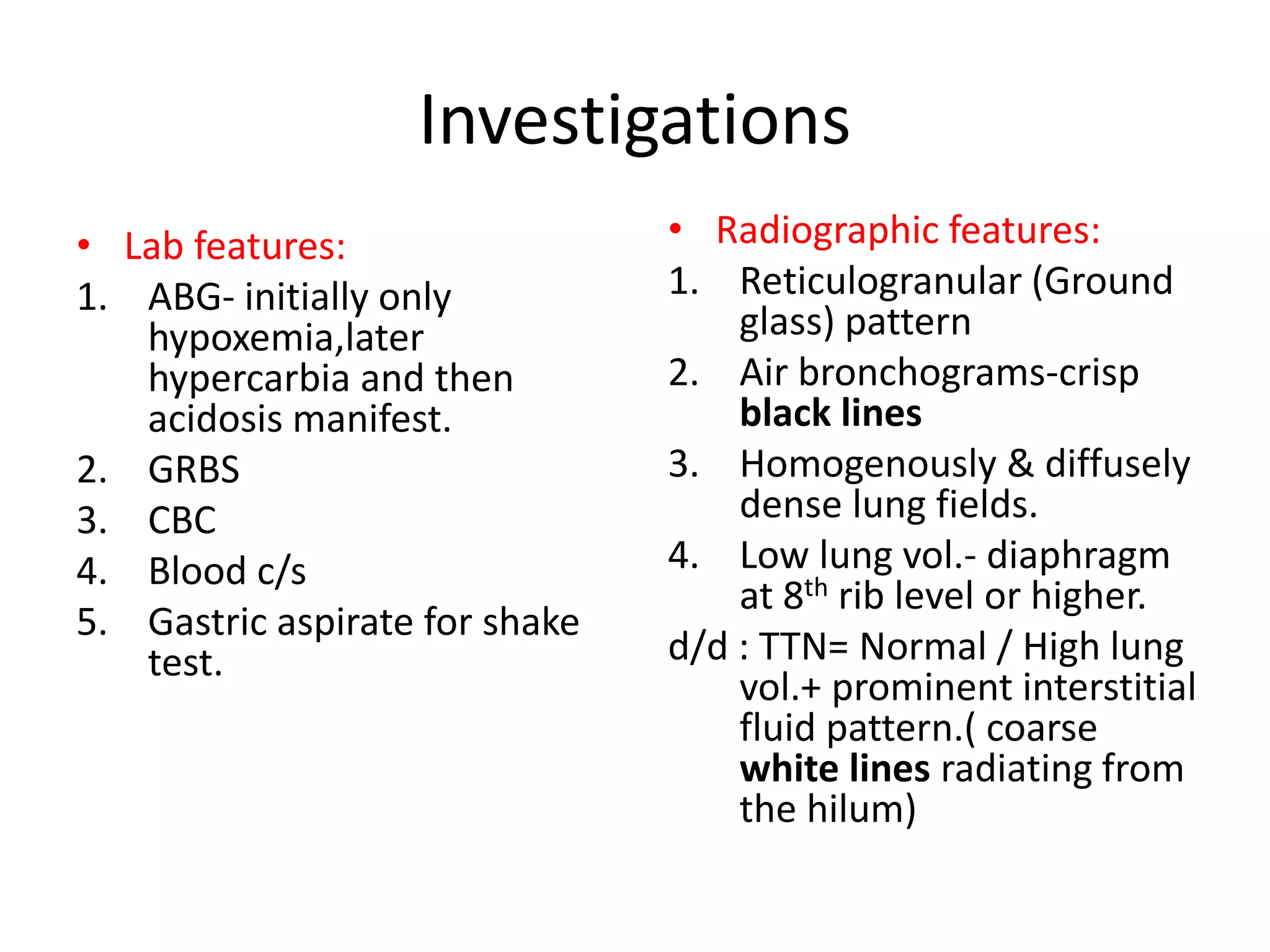 Respiratory distress syndrome | PPTX
