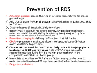 Respiratory distress syndrome | PPTX