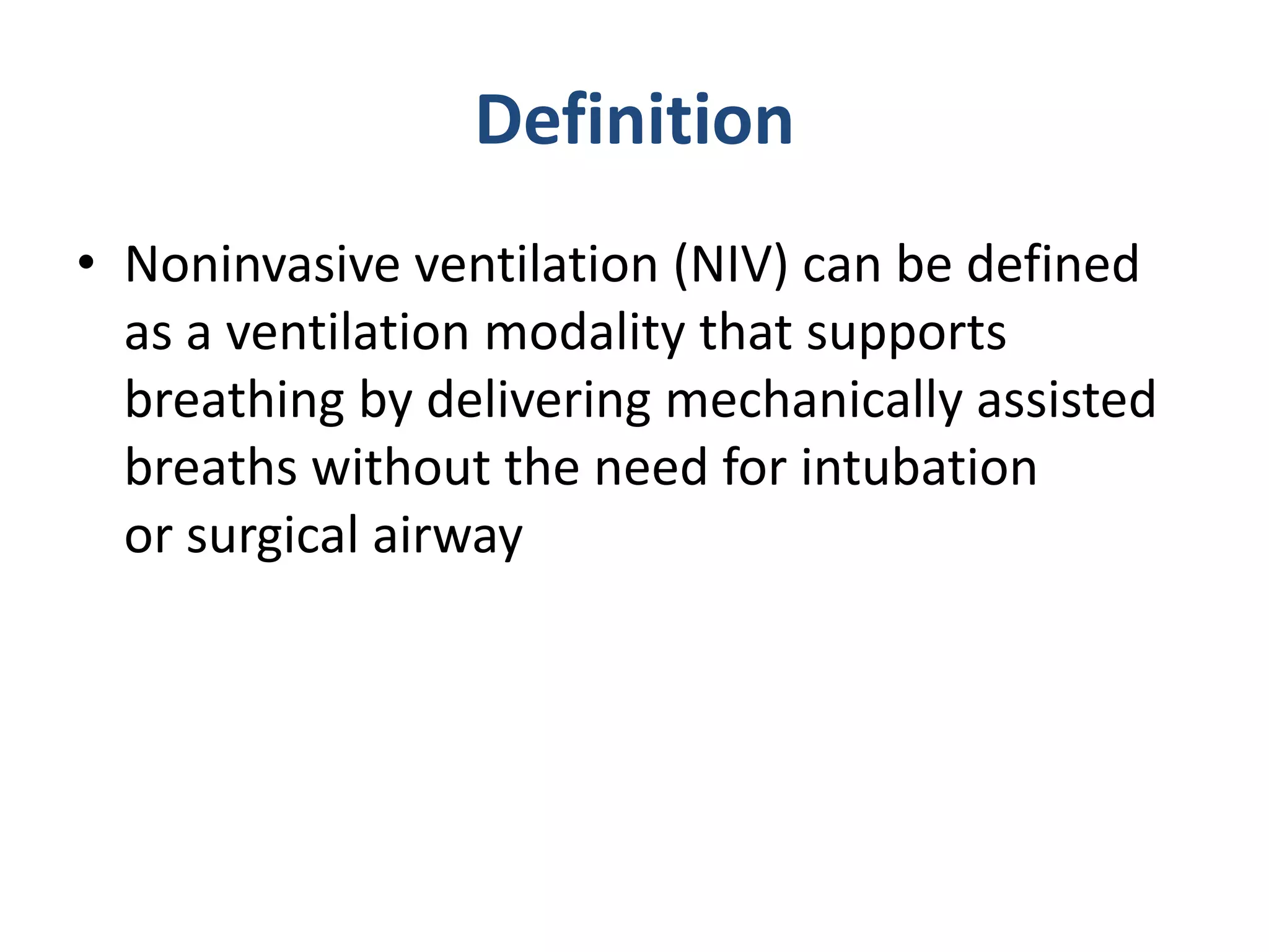 Respiratory distress and niv | PPTX