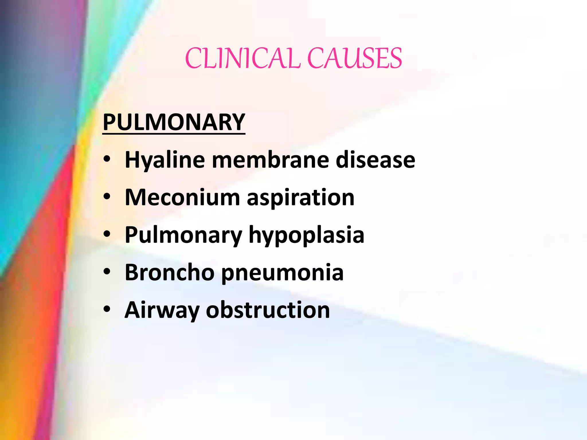 Respiratory distress of newborn | PPTX