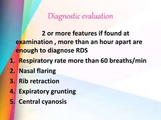Respiratory distress of newborn | PPTX
