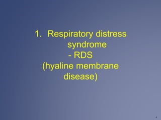 Respiratory distress of the newborn | PPTX