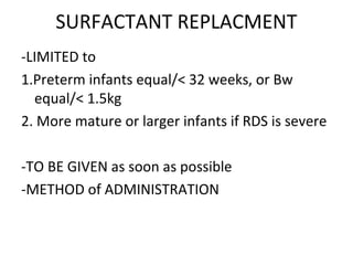 Respiratory distress syndrome | PPT