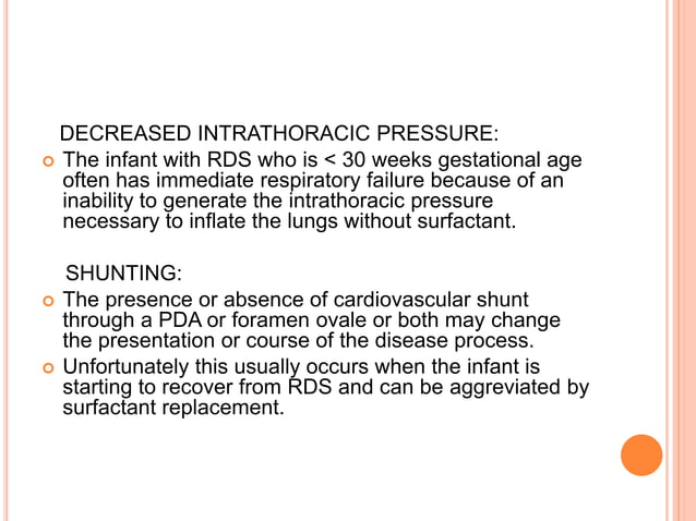 Respiratory distress syndrome | PPT