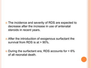 Respiratory distress syndrome | PPTX