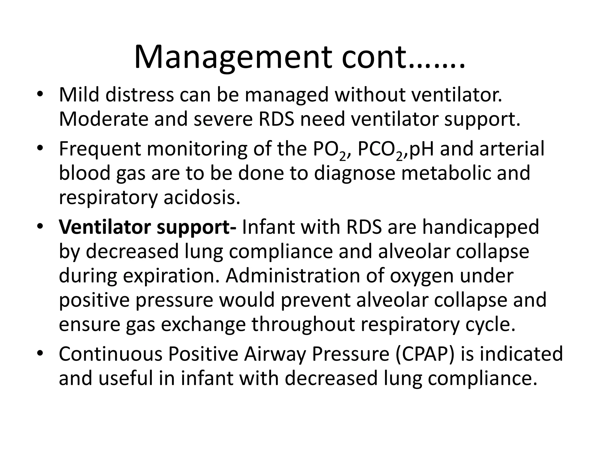 Respiratory distress syndrome | PPTX | Lung and Respiratory Health ...
