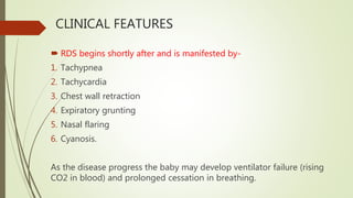 Respiratory distress syndrome | PPTX