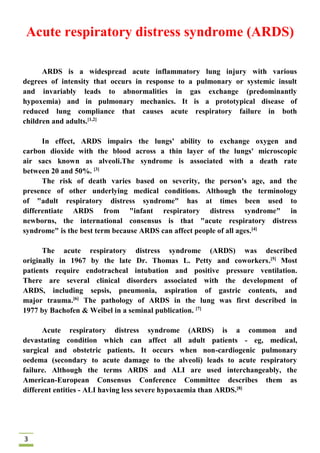 Respiratory distress syndrome 2018 | PDF