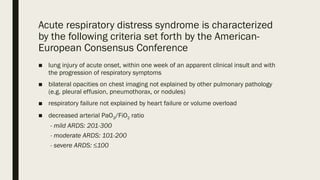RESPIRATORY DISTRESS SYNDROME POWER POINT PRESENTATION | PPTX