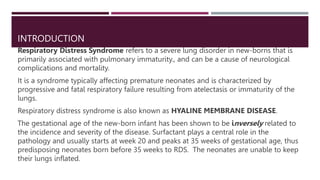 Respiratory Distress Syndrome by DR FAITHFUL DANIEL.pptx