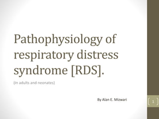 Respiratory distress syndrome [RDS] | PPTX | Lung and Respiratory ...