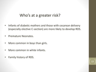 Respiratory distress syndrome [RDS] | PPTX | Lung and Respiratory ...