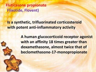 Respiratory drugs | PPTX