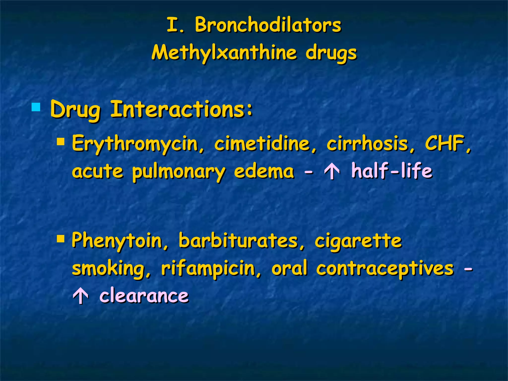Respiratory Drugs | PPT