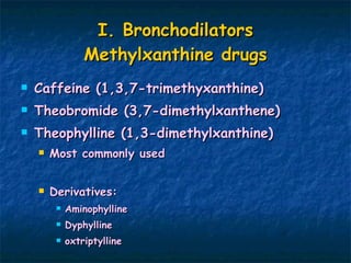 Respiratory Drugs | PPT
