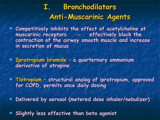 Respiratory Drugs | PPT