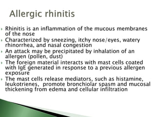Respiratory drugs - Pharmacology | PDF