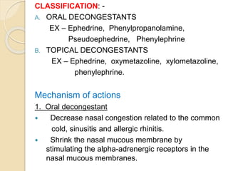 Respiratory drugs | PPTX