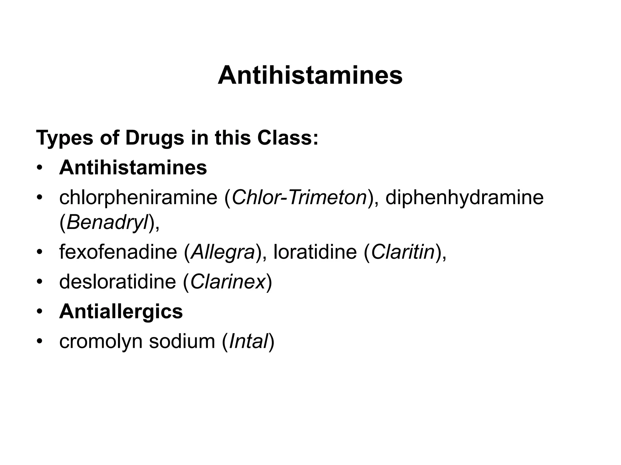 Respiratory drugs and its side effects And uses | PPTX