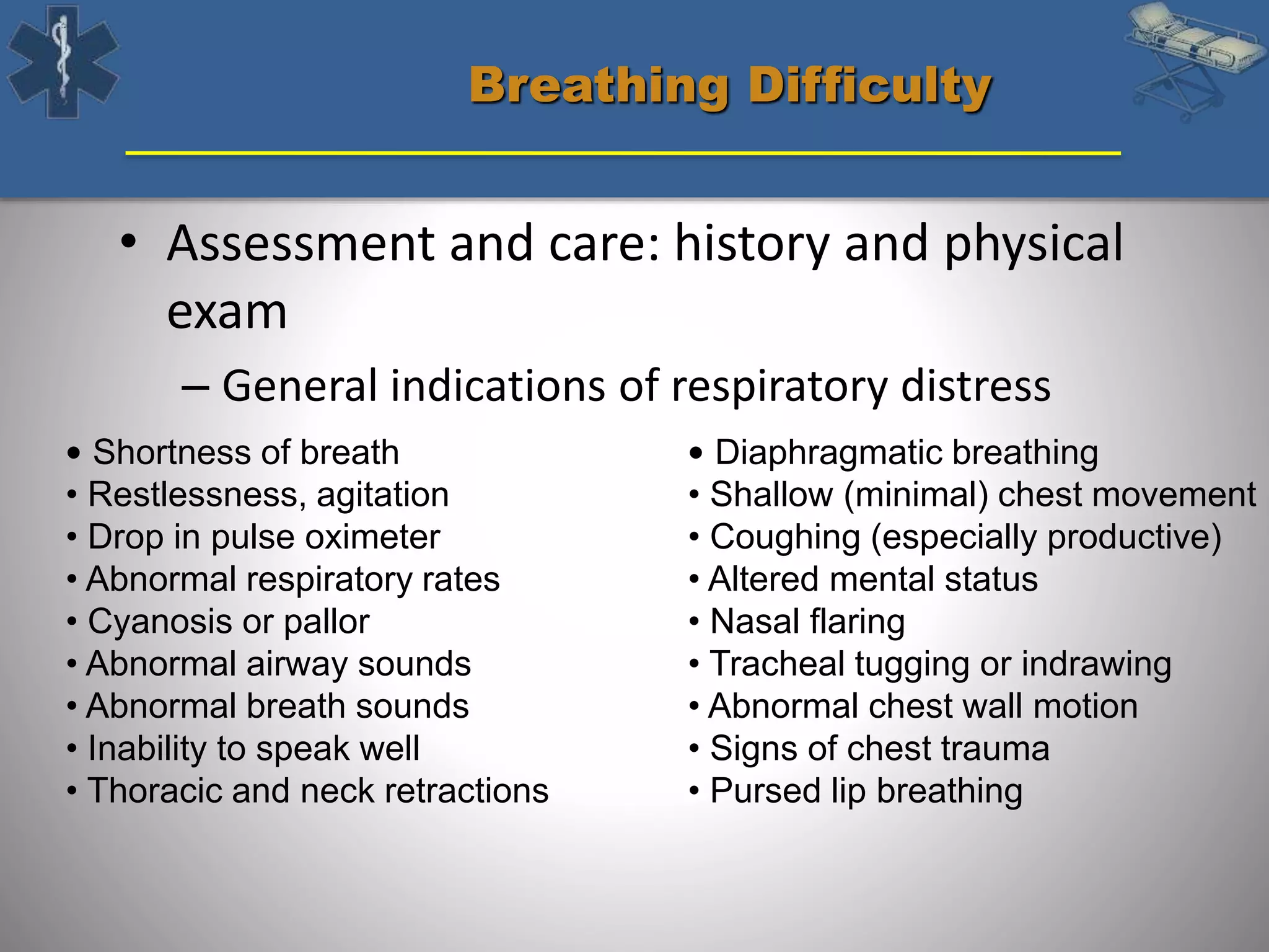 Respiratory emergencies | PPTX