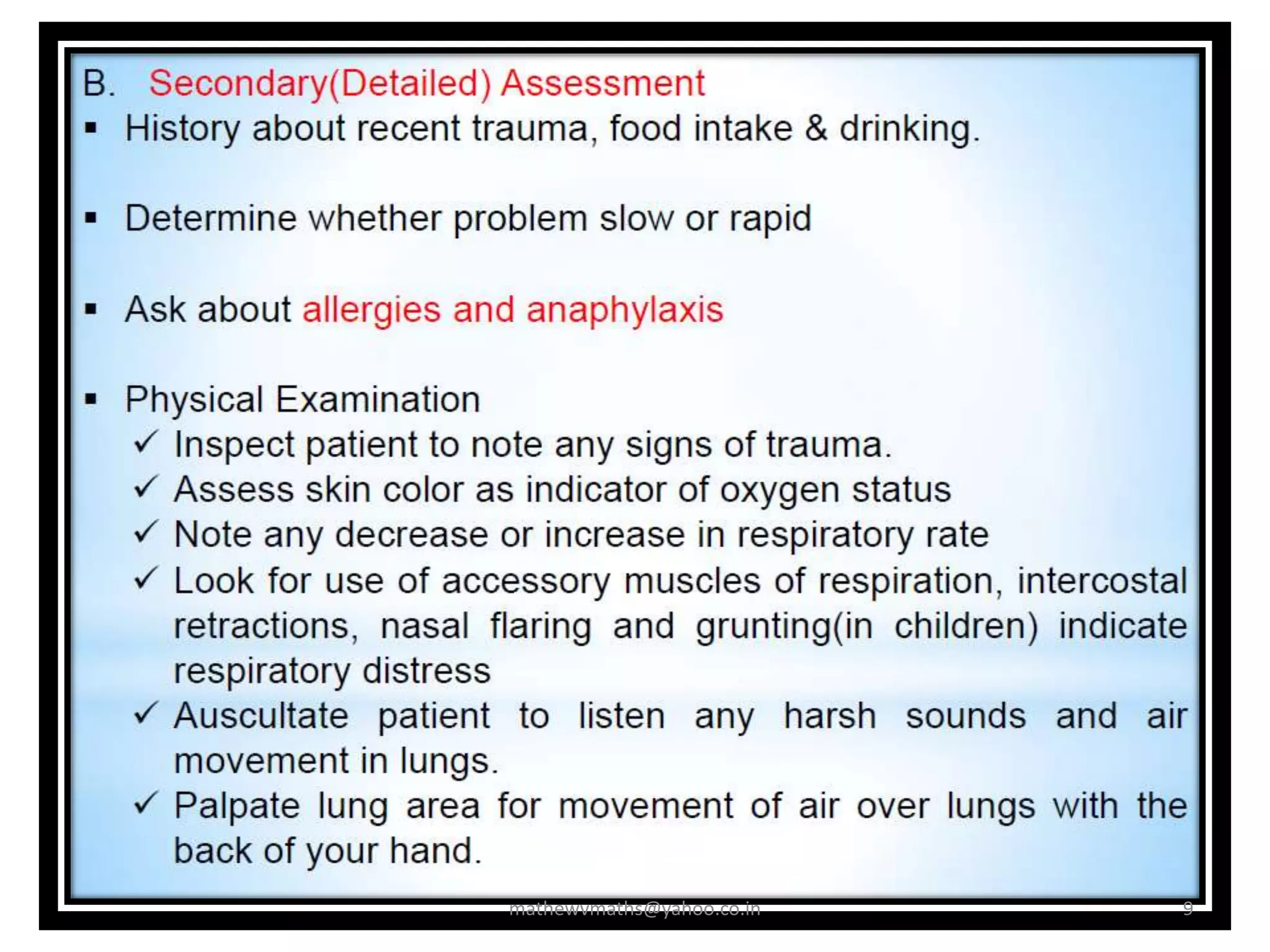 Respiratory emergencies | PPTX | Lung and Respiratory Health | Diseases ...