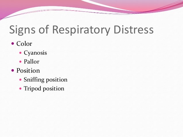 Tripod Position Respiratory Distress