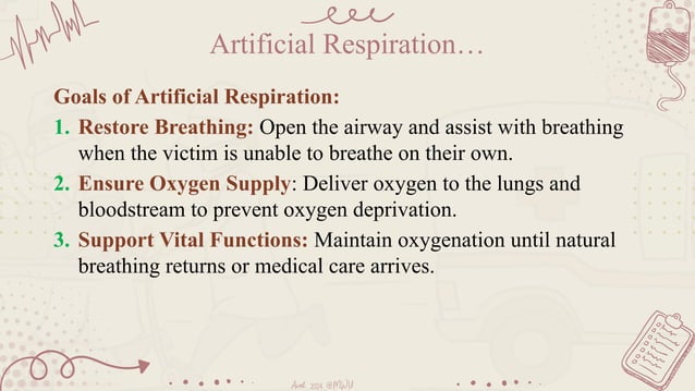 First Aid for Respiratory Emergencies and Artificial Respiration | PPTX