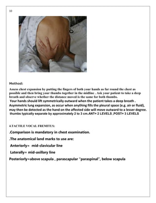 Respiratory examination | DOCX