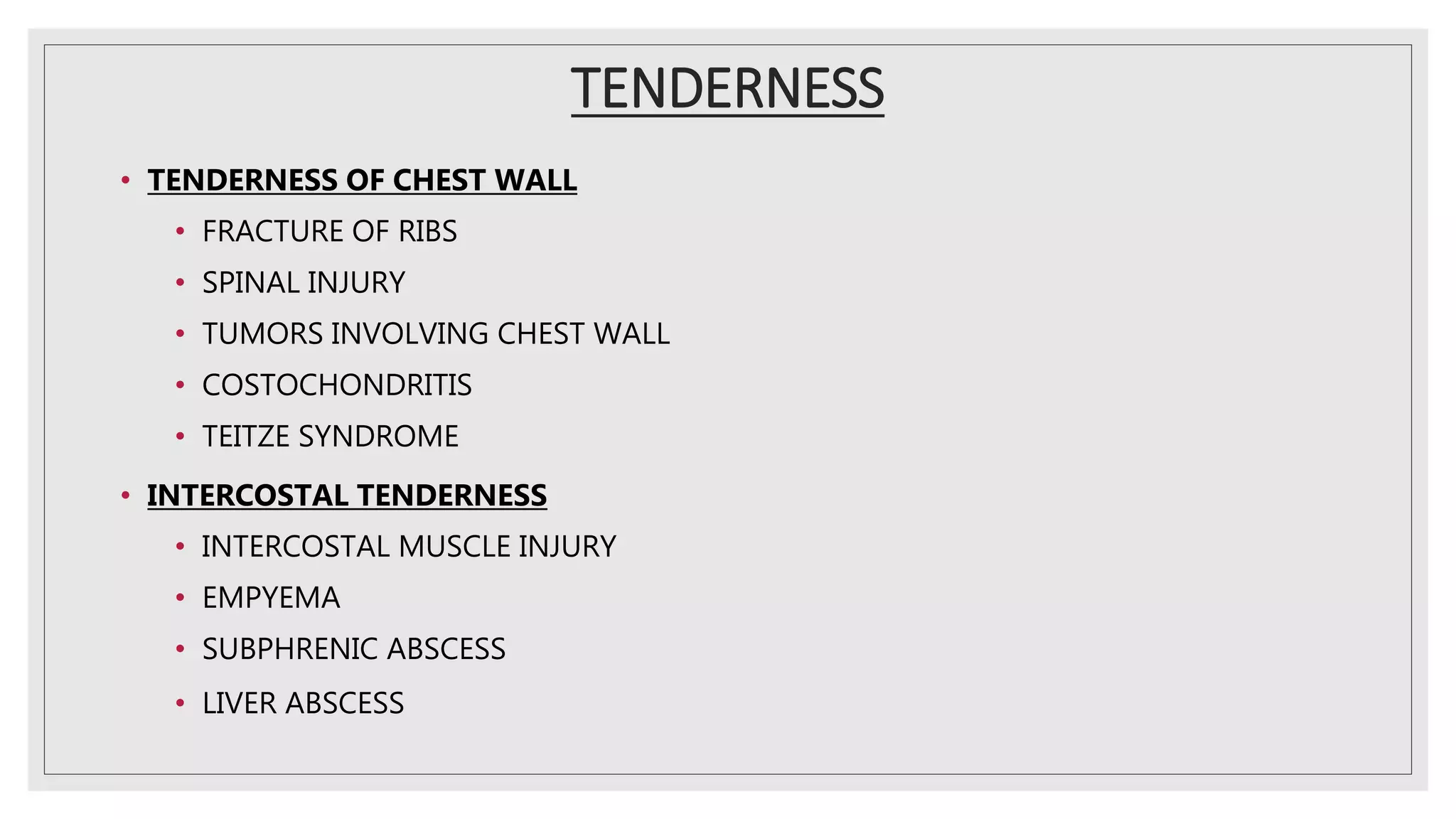 Respiratory examination insp+palp | PPTX